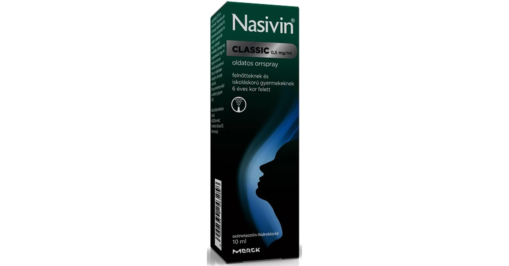 Nasivin Classic 0,5mg/ml Adagoló Orrspray 10ml - Merck - Andráspatika ...