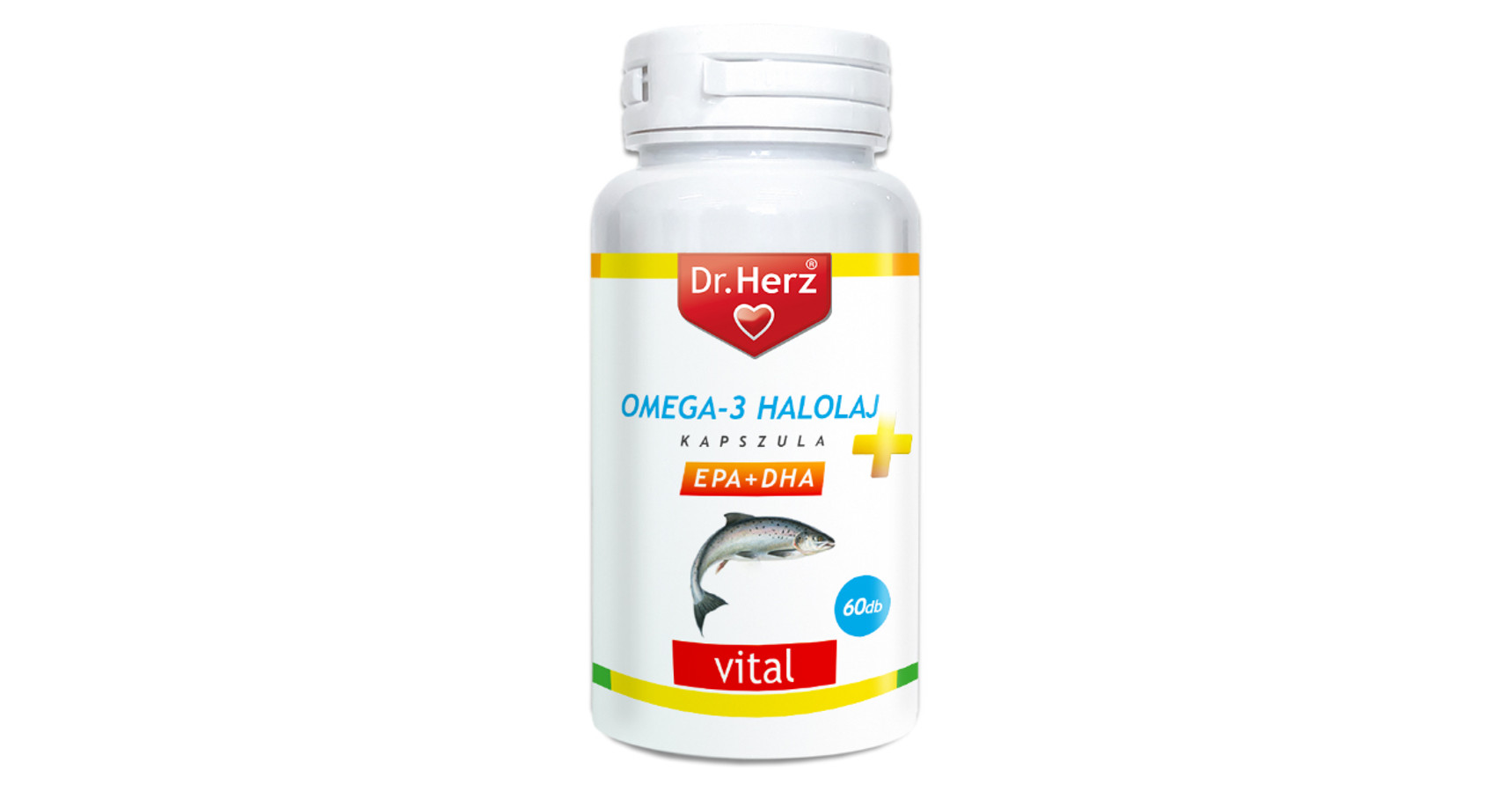 Dr. Herz Omega-3 Halolaj 1000mg 60db lágyzselatin kapszula - Dr. Herz ...